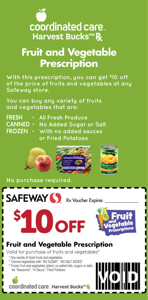 Fruit and Vegetable Rx Benefit | Coordinated Care Harvest Bucks ... Fruit and Vegetable Rx Benefit | Coordinated Care Harvest Bucks ...